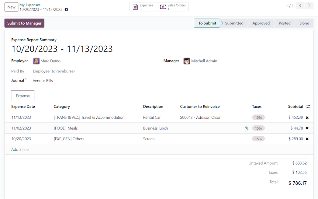 Manage Expenses Efficiently: Odoo Platform