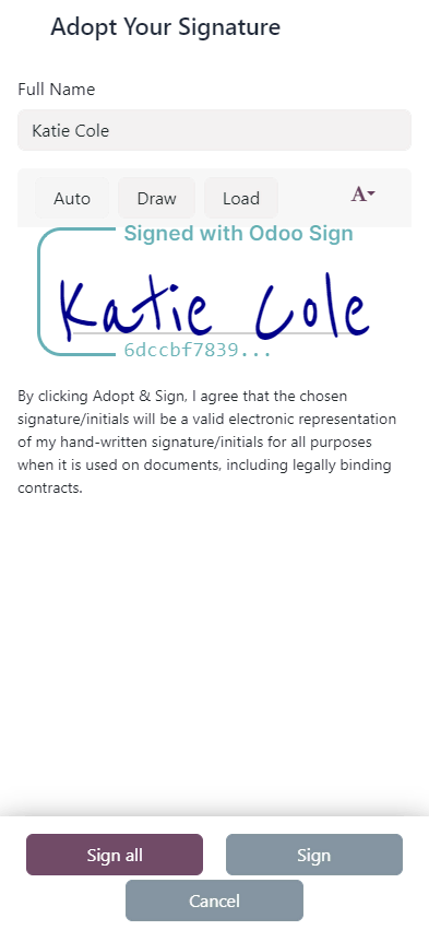 Seamless E-Signature Integration: Odoo Sign