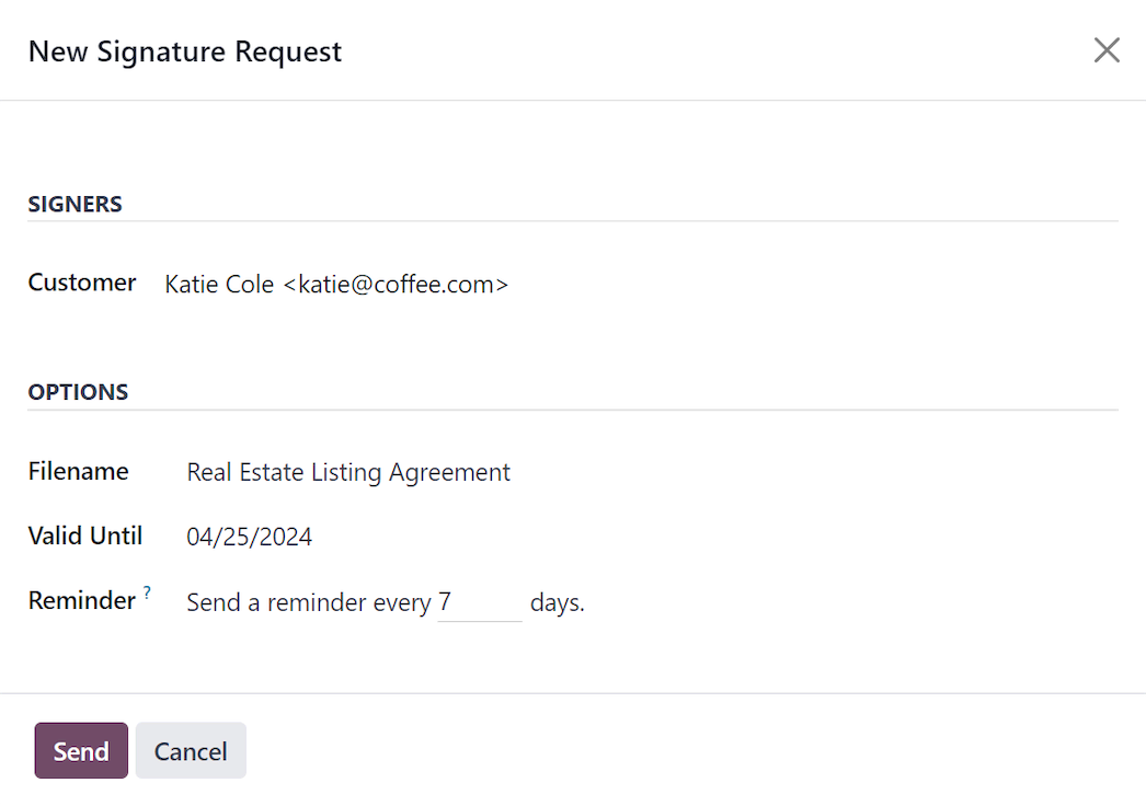 Seamless E-Signature Integration: Odoo Sign