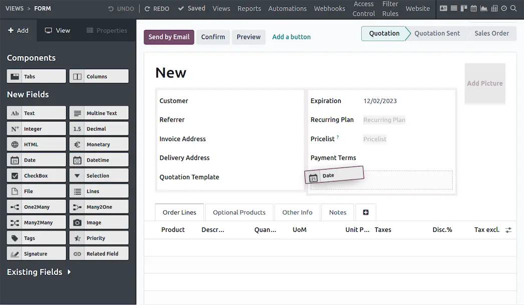 Personalize Your Workflow: Odoo Studio